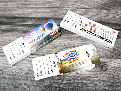 Raffle Ticket Printing | Custom Printed Raffle & Event Tickets