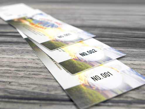 Raffle Ticket Printing | Custom Printed Raffle & Event Tickets